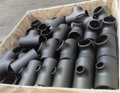 China ASME B16.9 Butt Weld Seamless Equal Tee Pipe Fitting SCH20 SCH30 SCH120 1/2-48 Inch for sale