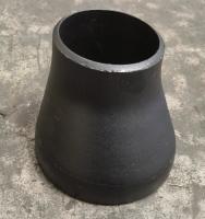 China ISO PED ASME B16.9 CON ECC Steel Pipe Reducer SCH40 A234 WPB Black Paint for sale