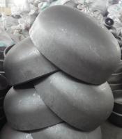 China STD SCH40 SCH80 SCH160 Butt Welded Cap Fitting Black Paint ASME B16.9 for sale