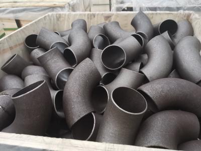 China Seamless Welded Elbow Tee Reducer Cap SGP JIS B2311 Black ANSI Rust Oil for sale