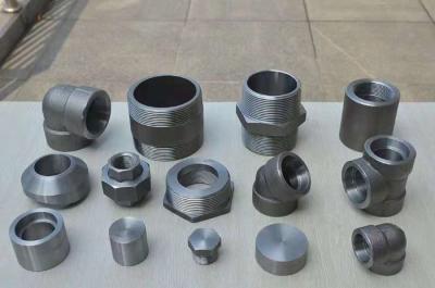China High Pressure Forged Fitting ASME B16.11 Elbow Cap Tee Nipple Malleable Iron Fitting for sale