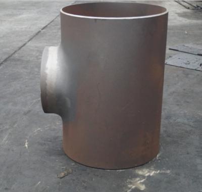 China Carbon Steel Straight Reducing Tee Pipe Fitting 1/2 Inch ANSI B16.9 Buttweld for sale