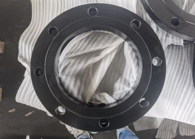 China DN200 ASME B16.5 Slip On Flange 150 LBS ASTM A105 Carbon Steel Black Paint for sale