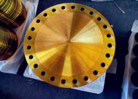 China JIS B2220 10K Carbon Steel Blind Flange Yellow Painting 1/2 to 60 Inch for sale