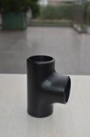 China A234-WPB Saddle Seamless Welded Steel Pipe Tee Varnish Butt Welded Pipe Fitting Elbow galvanized steel pipe for sale