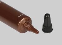 China Eye Cream Soft Plastic Cosmetic Tubes D16mm 3-10ml Long Nozzle With Screw On Cap for sale