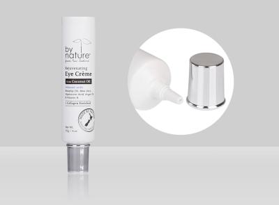 China Plastic Custom Cosmetic Tubes D22mm 10-30ml Empty Squeeze Eye Cream Liquid Foundation With Nozzle for sale