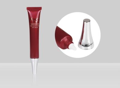 China Custom Empty Plastic Squeeze Tubes D19mm 10-25ml Packaging Eye Cream Tube Nozzle Tube for sale