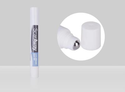 China 10-25ml D19mm Empty Custom Eye Cream Gel Cosmetic Plastic Tube With Massage Stainless Steel Ball for sale