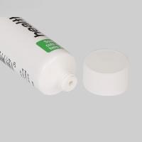 China Empty Custom Cosmetic Tubes Plastic Cream Squeeze D25mm 20-60ml With Vertical Stripe Screw Cap for sale