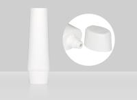 China Custom Empty Plastic Squeeze Tubes D35mm 35-100ml Cosmetic Liquid Foundation Oval Tube for sale