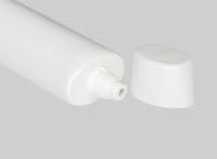 China Custom Empty Plastic Squeeze Tubes D35mm 35-100ml Cosmetic Liquid Foundation Oval Tube for sale