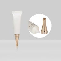 China Squeeze Custom Cosmetic Tubes D25mm 20-60ml Plastic Empty Cream Tube With Nozzle for sale