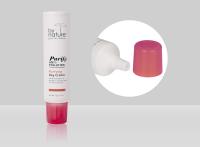 China Empty Custom Cosmetic Tubes D35mm 35-110ml Plastic Cream Squeeze With Nozzle for sale