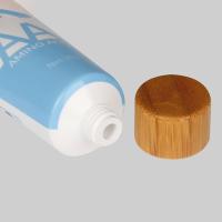 China 20-60ml Bamboo Tube Packaging Custom Empty Cosmetic Squeeze Plastic Facial Cleanser Tube for sale