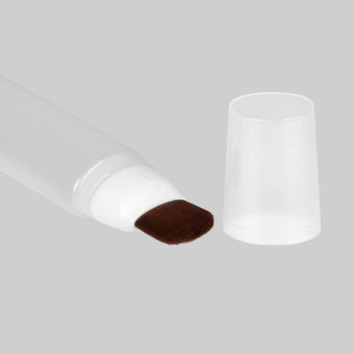 China 30-60ml Special Applicator Tubes Custom Empty Rotation Brush Foundation Cosmetic Plastic Oval Tube for sale