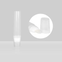 China Empty Custom Cosmetic Tubes D30mm 30-60ml Rotation Silicone Tip Foundation Plastic Oval Tube for sale
