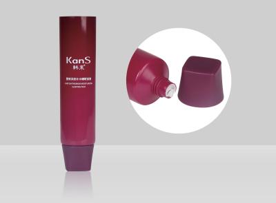 China Cream Lotion Tubes Packaging D35mm 35-110ml Custom Cosmetic Soft With Square Screw On Cap for sale