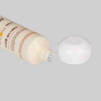 China Liquid BB Cream Custom Cosmetic Tubes D30mm 30-80ml With Spherical Cover for sale