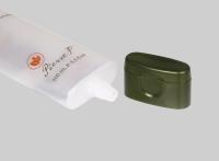 China Plastic Sunscreen Lotion Tube Cosmetic D35mm 35-100ml With Super Flat Oval Flip Cap for sale