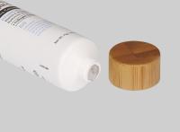China D35mm 35-110ml Empty Custom Cosmetic Soft Tube Moisturize Lotion With Wood Cover for sale