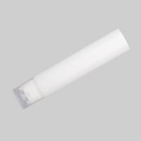 China PE PCR Lotion Custom Cosmetic Tubes D40mm Plastic Round Shaped With Massage Stainless Steel Ball for sale