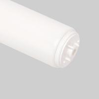 China PE PCR Lotion Custom Cosmetic Tubes D40mm Plastic Round Shaped With Massage Stainless Steel Ball for sale