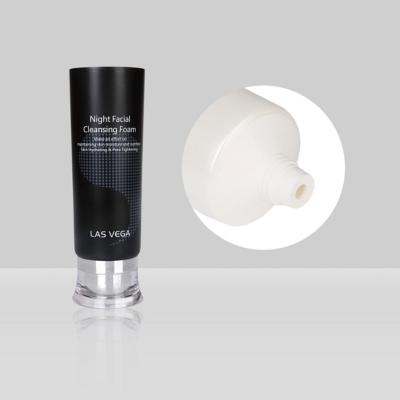 China BB Cream Custom Cosmetic Tubes D40mm 70-180ml Plastic Facial Cream With Screw Cap for sale