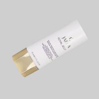 China 60-120ml D40mm Custom Cosmetic Tubes Plastic Facial BB Cream Tube With Hexagon Electroplate Screw Cap for sale