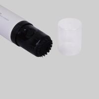 China Custom Empty Plastic Cream Squeeze Cosmetic Packaging Tubes D40mm 70-180ml With Vibrating Massage Silicone Head for sale