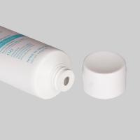 China 140g/5oz Empty Custom Cosmetic Tubes D45mm Squeeze Plastic Cleansing Tube With Flip Cap for sale