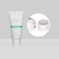 China 140g/5oz Empty Custom Cosmetic Tubes D45mm Squeeze Plastic Cleansing Tube With Flip Cap for sale