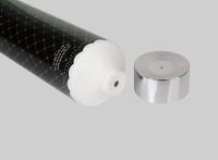 China D55mm Custom Cosmetic Tubes 150-400ml Empty Squeeze Plastic Body Lotion Tube With Electroplate Screw Cap for sale