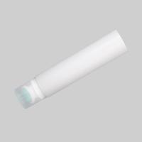 China Soft Custom Cosmetic Tubes D50mm Cleansing Tube Silicone Head Plastic Round Shaped for sale