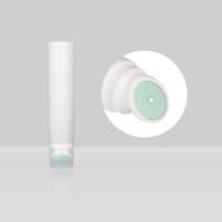 China Soft Custom Cosmetic Tubes D50mm Cleansing Tube Silicone Head Plastic Round Shaped for sale