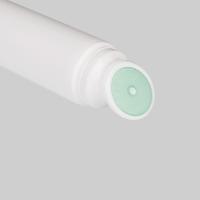 China Soft Custom Cosmetic Tubes D50mm Cleansing Tube Silicone Head Plastic Round Shaped for sale