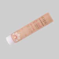 China D19mm 10-25ml custom cream cosmetic packaging soft tube with frosted white screw-on cap for sale