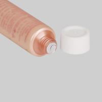 China D19mm 10-25ml custom cream cosmetic packaging soft tube with frosted white screw-on cap for sale