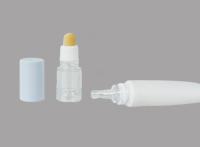 China Plastic Dropper Cosmetic Tube Packaging Eye Cream Essence Tube With Sponge Head for sale