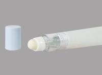 China Plastic Dropper Cosmetic Tube Packaging Eye Cream Essence Tube With Sponge Head Detachable for sale