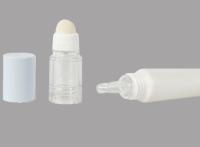China Plastic Dropper Cosmetic Tube Packaging Eye Cream Essence Tube With Sponge Head Detachable for sale