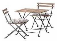 China Garden Wooden Tables And Chairs For Outdoor Furniture for sale