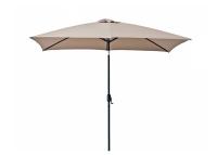 China Steel Frame Sun Garden Parasol Outdoor Furniture Wind Resistant Customized Logo for sale