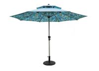China Sun Protection 2.5 M Outdoor Umbrella , Aluminum Polyester Garden Sun Shades Parasols for sale