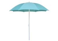 China Round Shaped Outdoor Beach Umbrella With Silver Coated Frame Coating for sale