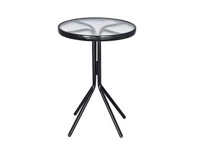 China 5mm Tempered Glass Outdoor Garden Table With Color Customized for sale