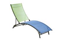 China Customized Textilene Reclining Lounger Outdoor Swimming Pool Furniture for sale