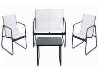 China Large Loading Garden Rattan Set 4 Piece Rattan Patio Furniture Set No Fade for sale
