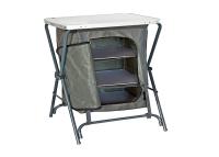 China Aluminum frame Foldable Outdoor Garden Table With 600x300D Oxford MDF Material for sale