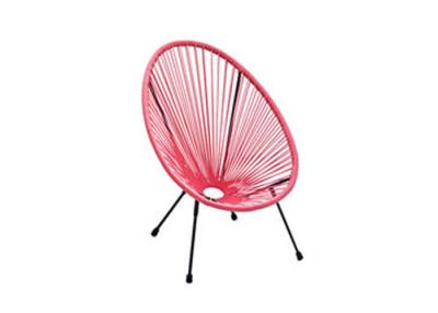 China Multicolor Rattan Steel Chair , Stackable Rattan Garden Chairs 10kg for sale